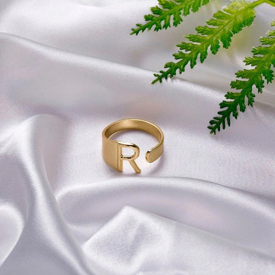 Alphabet Name Ring – Locket Garage